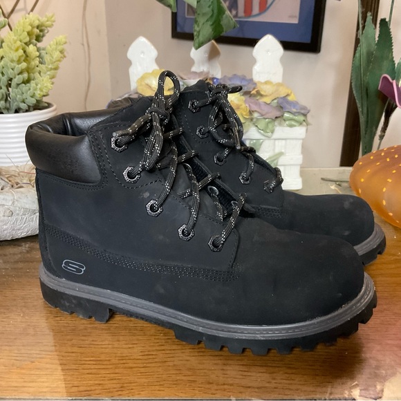 Skechers | Shoes | Skechers Kids Mecca Bunkhouse Classic Lace Boots 4 ...